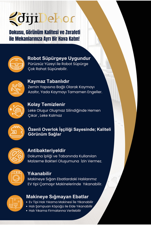 Dijidekor KAROBİ Saçaklı Halı GRİ Silinebilir 200x250 - Fiyatı, Yorumları