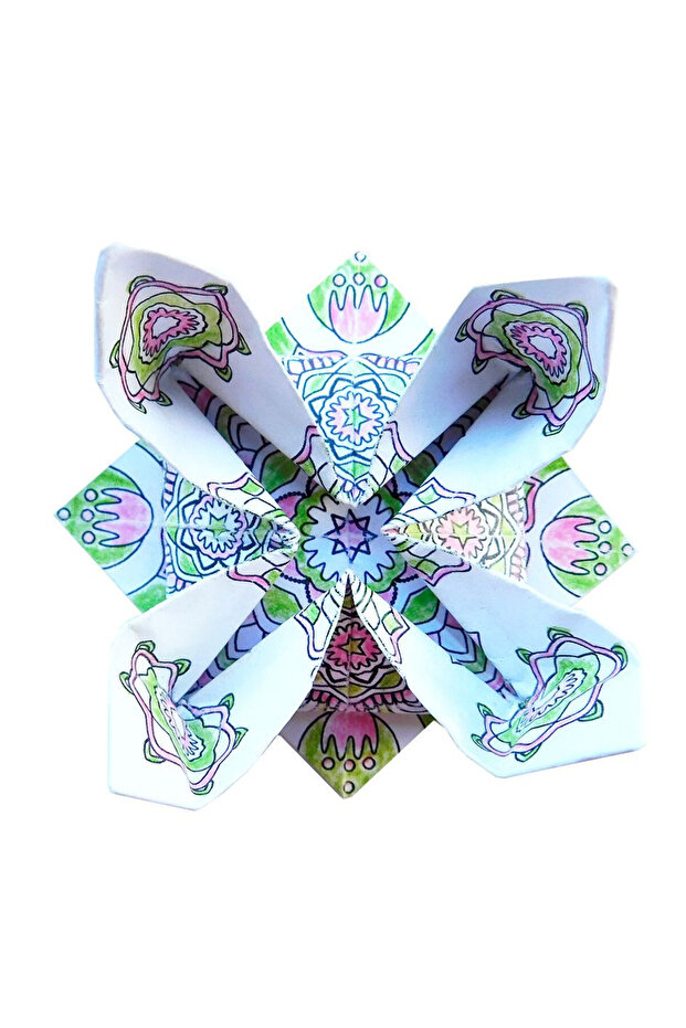 Fridolin Origami Mandala de colorat, Fridolin, έκδοση για όλα τα παιδιά ...