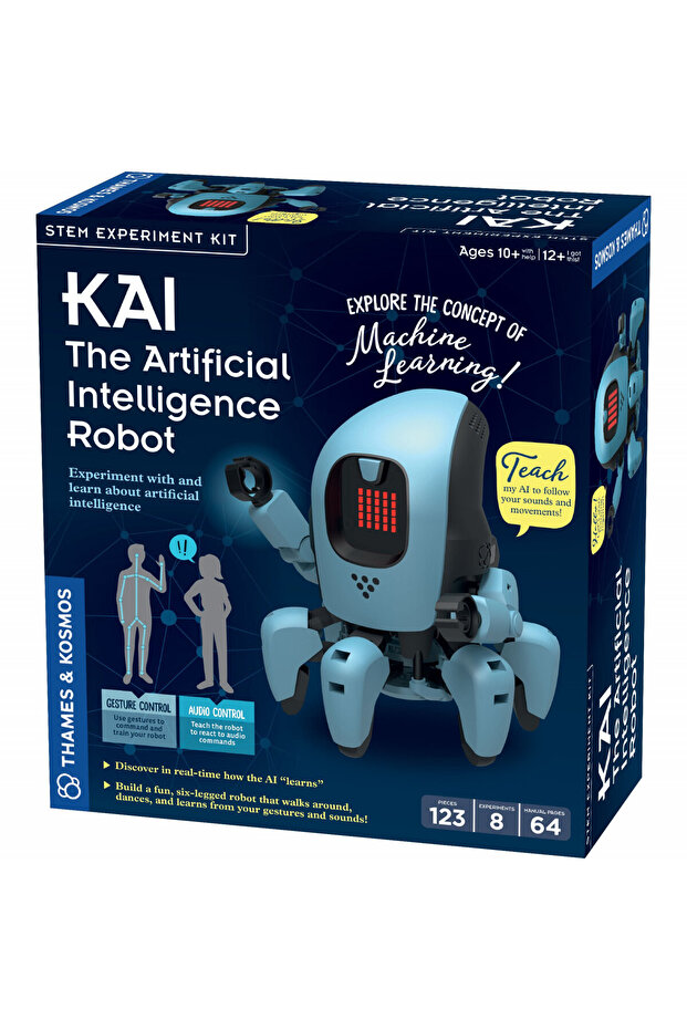 Thames & Kosmos STEM Kit KAI The Robot with Artificial Intelligence, Thames & Kosmos, boys- Trendyol