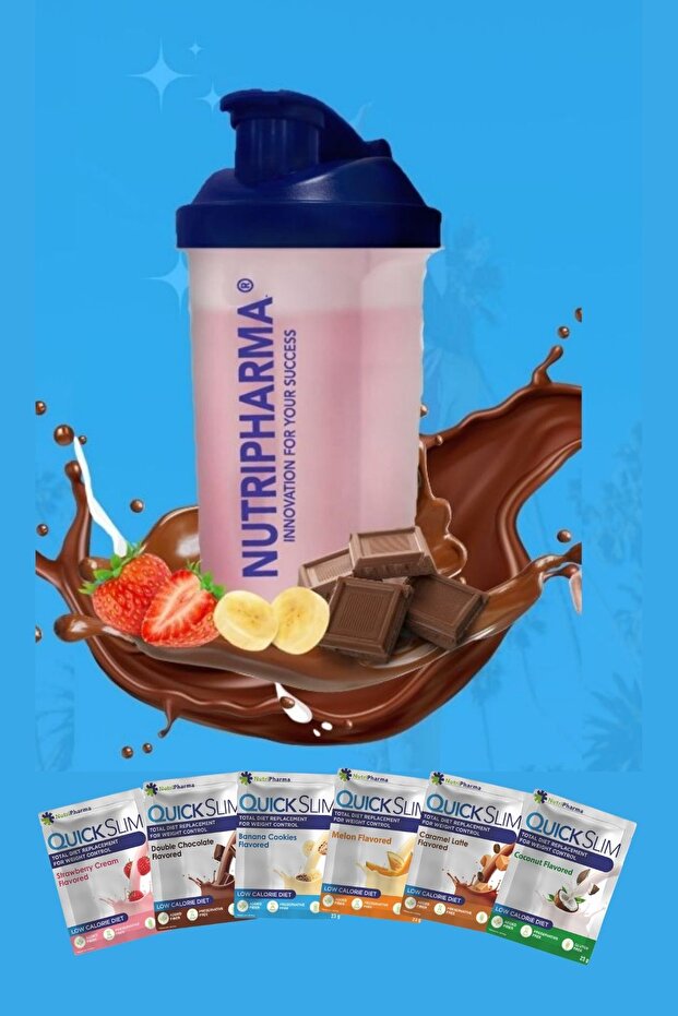 NUTRIPHARMA QUICK SLIM Bariatric Protein Powder Mix, Whey Protein Meal ...