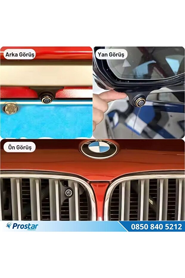 Navistar AHD 1080P/720P Silikonlu Arka, Yan ve Ön Görüş Kamerası Rca ...