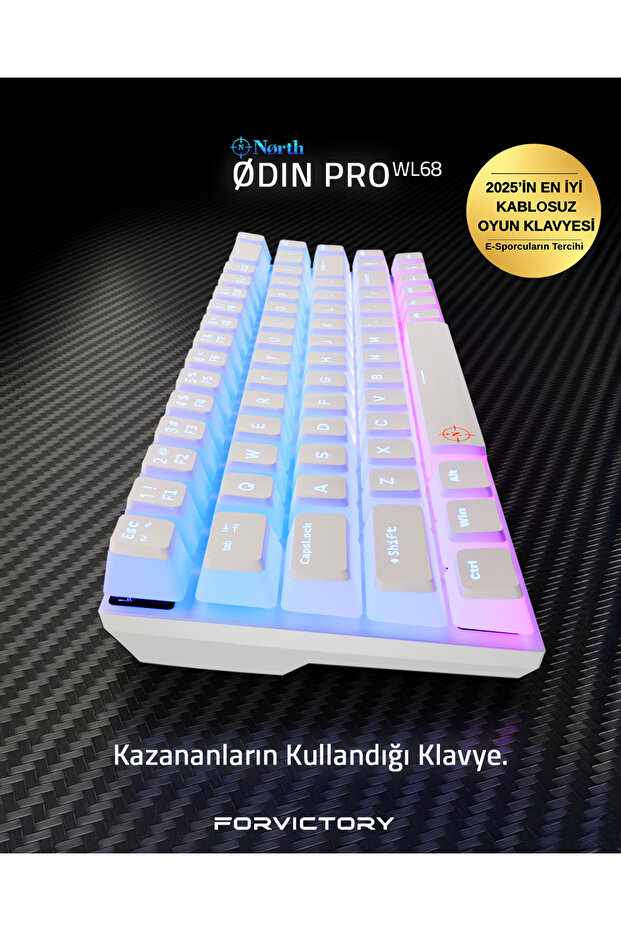 North Odin PRO WL68 LightCore Kablosuz Bluetooth RGB Red Switch Türkçe ...