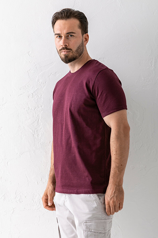 JB John Borners Ανδρικό μπλουζάκι Crew Neck Basic 100% βαμβακερό ...