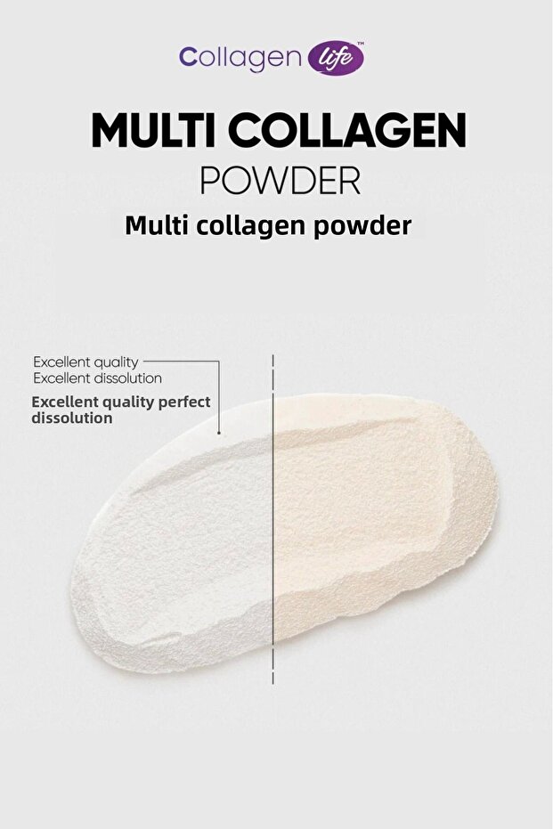 Collagen Life Dietary Supplement Containing 100% Pure and Natural High ...