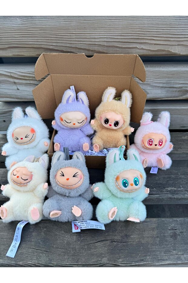 NUREYY AKSESUAR Labubu Oyuncak Labubu Peluş Bebek Peluş Oyuncak Labubu ...