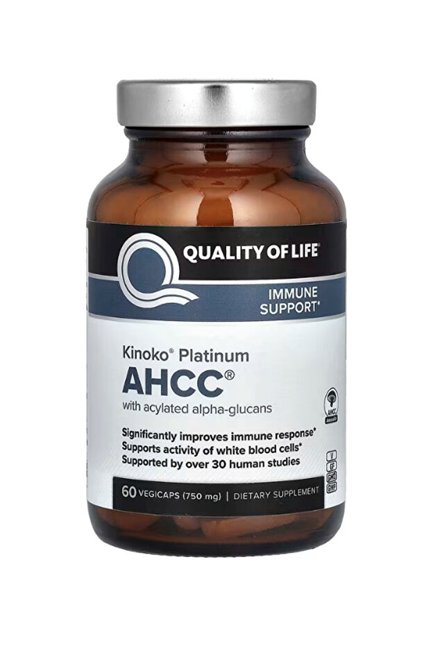 Quality of Life Labs Qualıty Of Lıfe, Kinoko Platinum Ahcc 60 Vegie Capsul.abd Menşei.tr034 ...