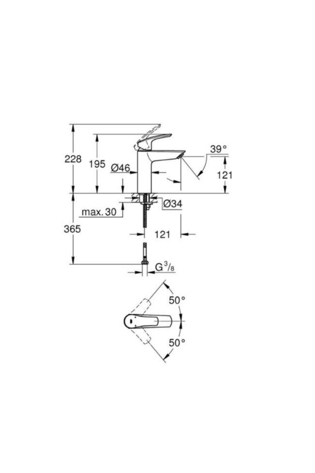 Grohe Eurosmart Tek Kumandalı Lavabo Bataryası M-Boyut - 233242433 - Fiyatı, Yorumları