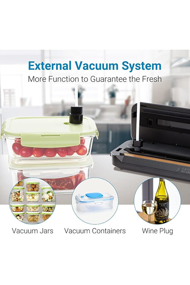Generics INKBIRD Vacuum Sealer Machine 80kpa One-Touch Automatic Food ...