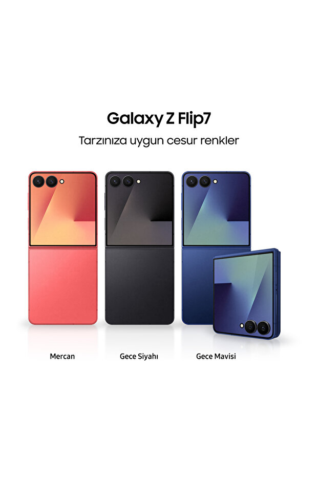 Samsung Galaxy Z Flip7 256 GB Mercan Cep Telefonu - Fiyatı, Yorumları