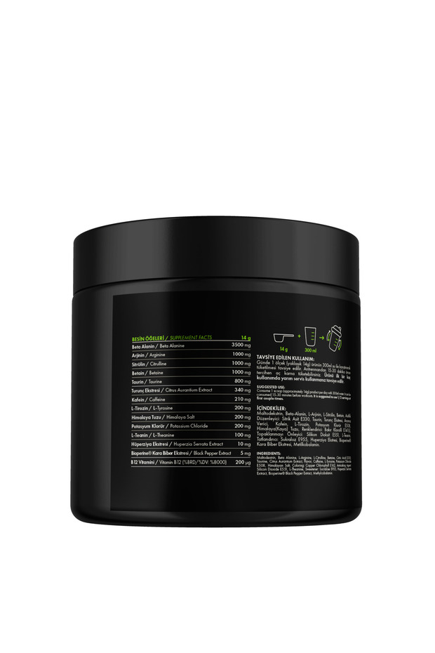 Proteinocean Preworkout Supreme Yeşil Elma - 280g - 20 Servis - Fiyatı, Yorumları