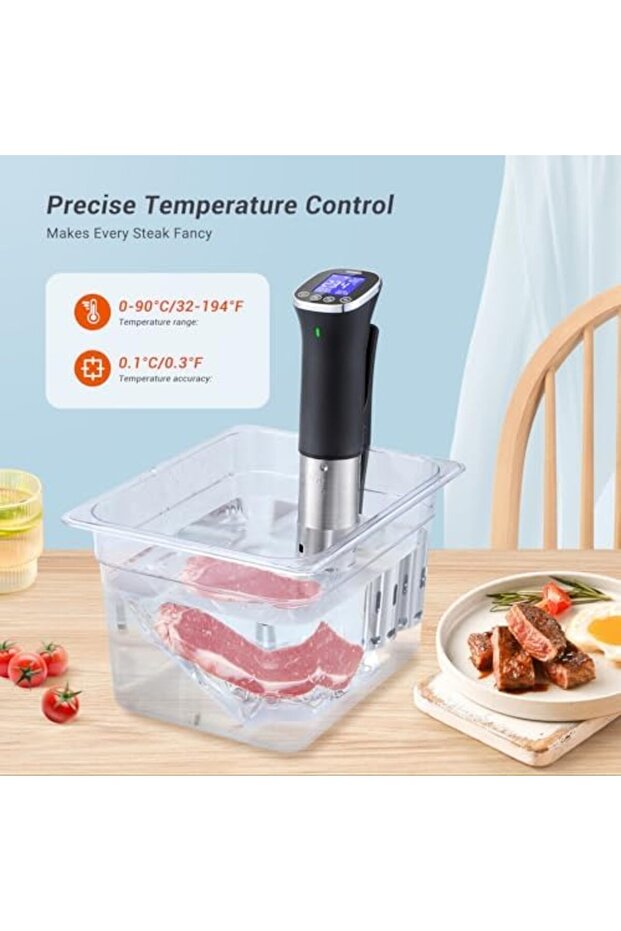 Inkbird جهاز طهي سوس فيد واي فاي ISV-300W، جهاز غمر مقاوم للماء IPX7 ...