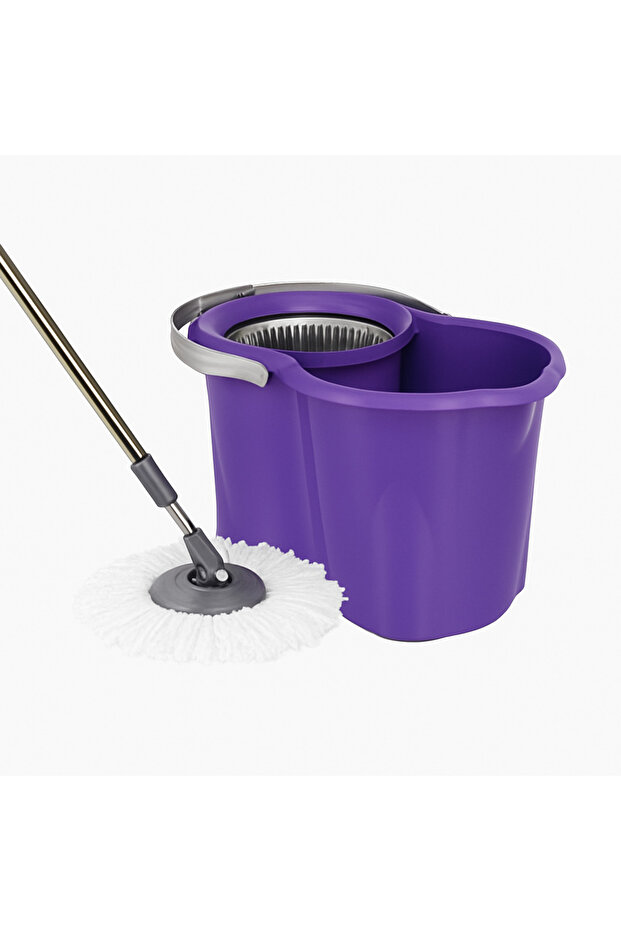 Spin Mop Klasik Temizlik Seti Döner Başlıklı Microfiber 19 Lt Set Orijinal Ürün Karışık Renk ...