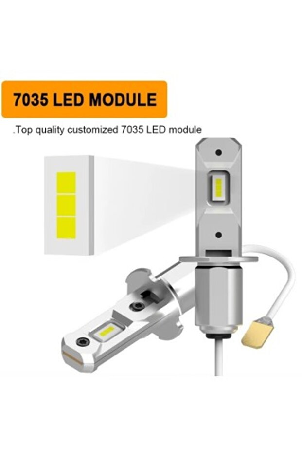 Xenon Bright Σετ 2 LED αυτοκινήτου H3 Canbus, ισχύς 10W, φωτεινότητα ...