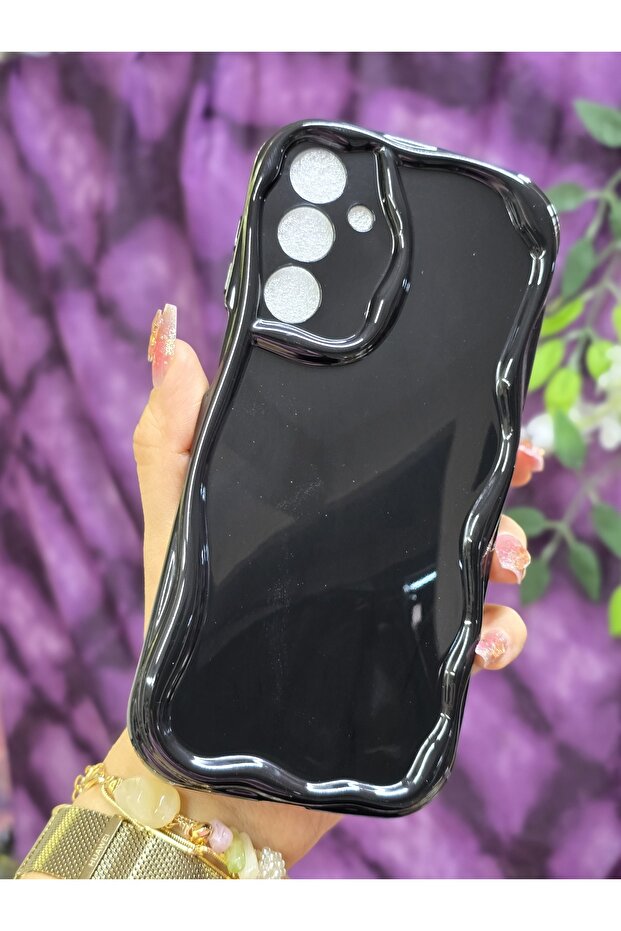 Magic Ring حافظة هاتف سوداء متوافقة مع سامسونج جالاكسي A26 بحواف ثلاثية ...