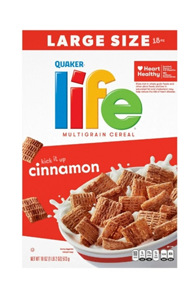 Life Quaker Multıgraın Cereal Kick it Up Cinnamon Tahıl Gevreği 513 g ...