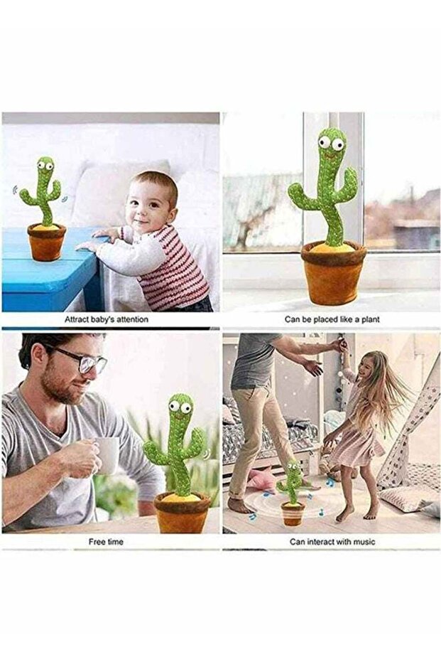 LIXADA لعبة صبار راقصة ومتحدثة للأطفال من الأولاد والبنات، تُغني ...