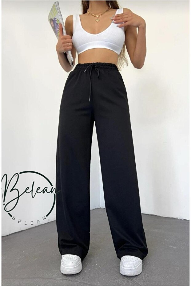 belean Beli Lastikli Oversize Bol Paça Baggy Eşofman Altı - Fiyatı ...