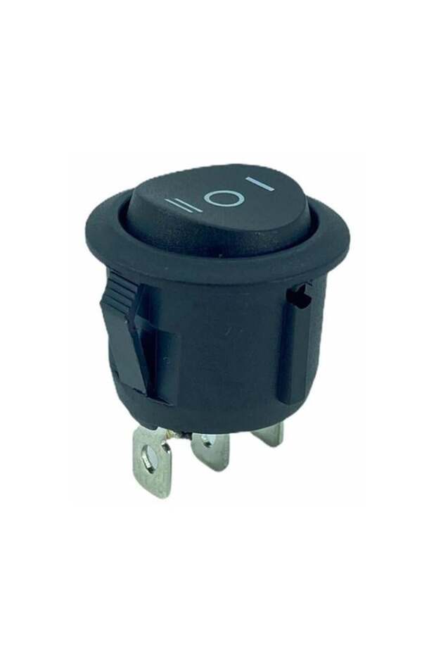 Powermaster IC-134-2 Yaylı Yuvarlak Işıksız On-Off-On 3P Anahtar ...