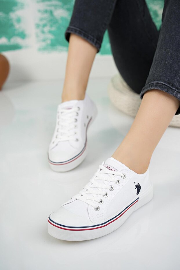 U.S. Polo Assn. U.S. Polo Assn. Penelope 3FX Beyaz Kadın Sneakers - Fiyatı, Yorumları