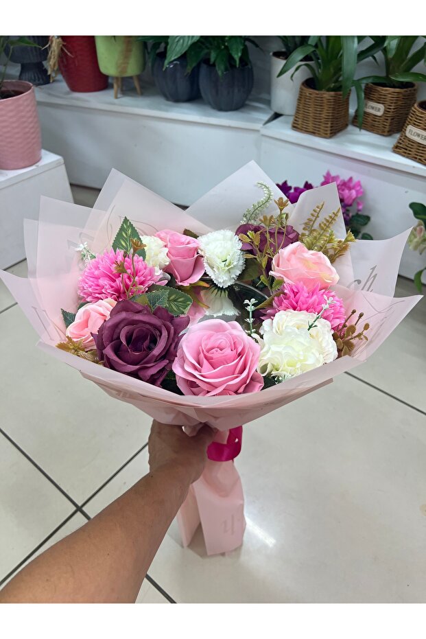 Nova Flora Çiçekcilik Yapay Gül Buketi - Fiyatı, Yorumları