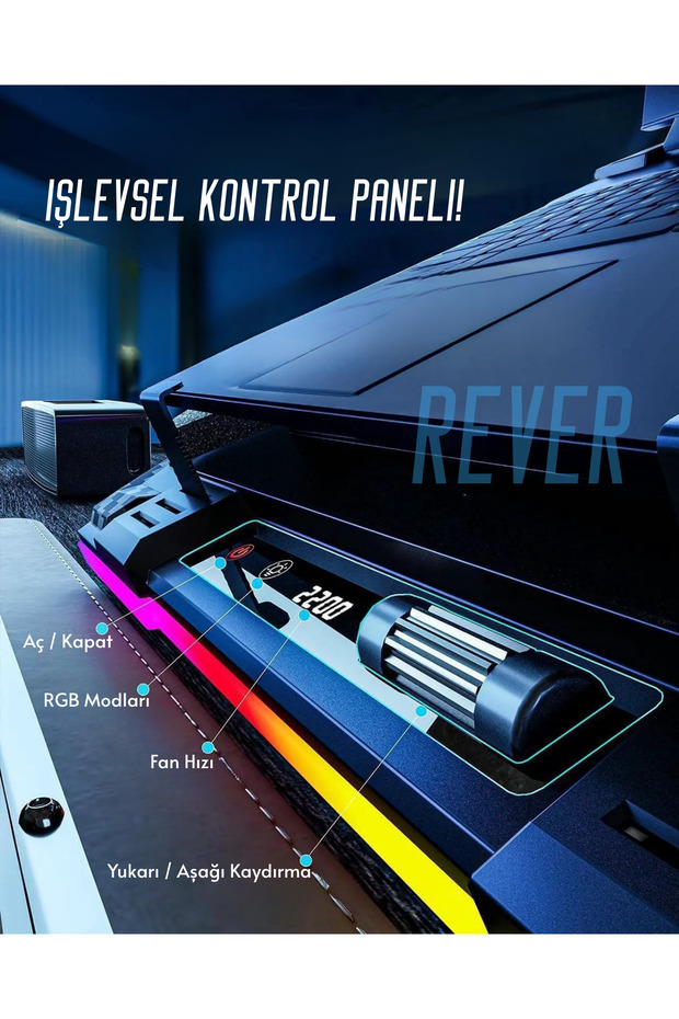 Rever Gaming Laptop Notebook Soğutucu Stand Telefon Tutucu Stant ...