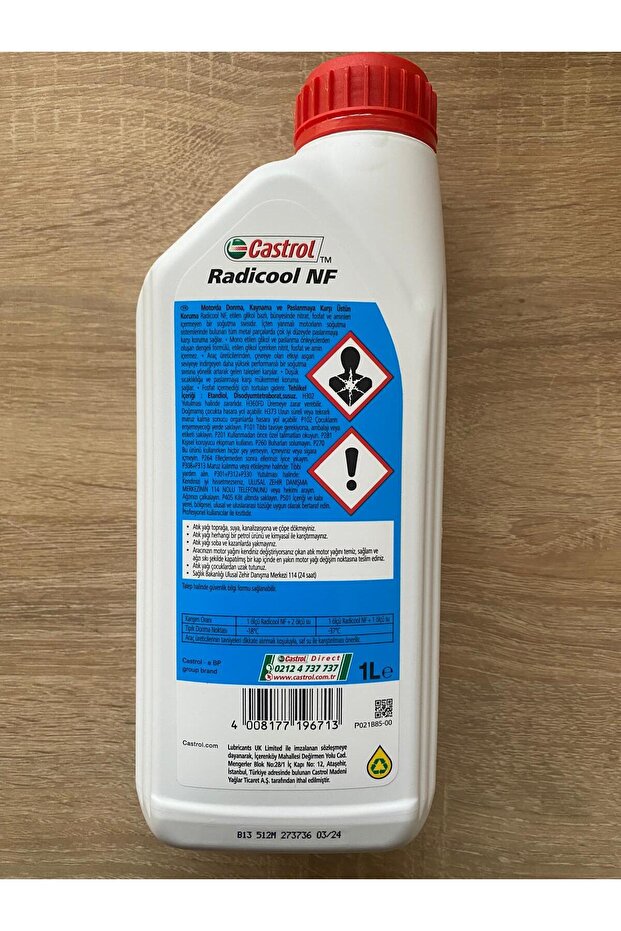 Castrol Radicool NF 1L - 2024 - Fiyatı, Yorumları