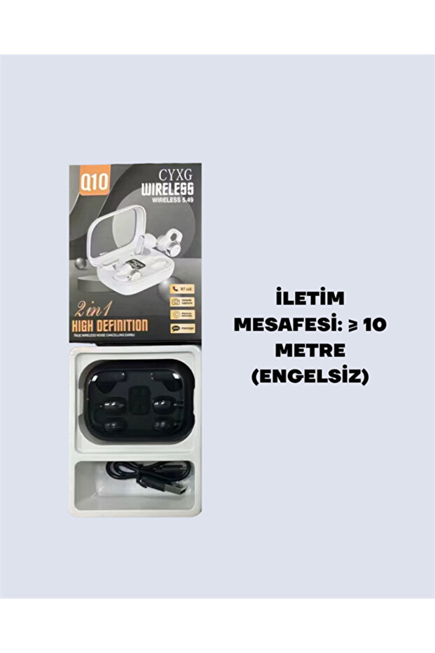 UCUZTEKNO Q10 Bluetooth Kulaklık – Hafif, Şık Tasarım, Güçlü Pil ve Net ...