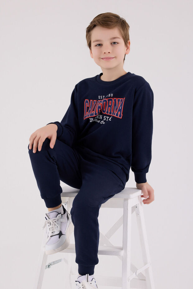 Rolypoly Boy's Navy Blue Tracksuit Set- Trendyol
