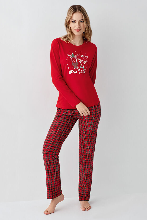 Arnetta Women's Red Pajama Set- Trendyol