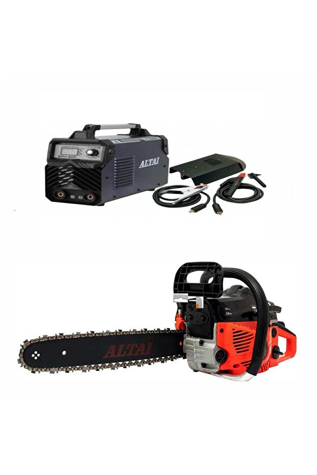 Alta CAMPIONSet Inverter MMA Welding Machine SPH300 and Chainsaw 7.0HP ...