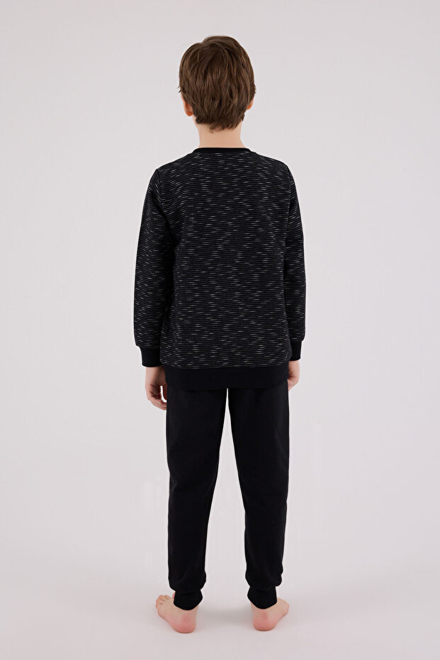 Arnetta Boy's Black Pajama Set- Trendyol