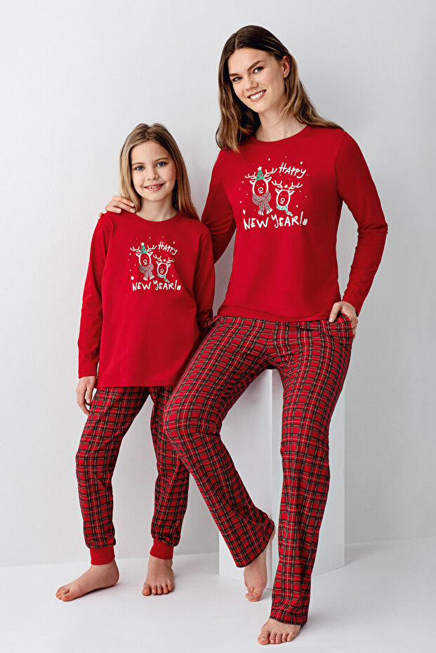 Arnetta Kız Çocuk Kırmızı Pijama Takımı - Fiyatı, Yorumları