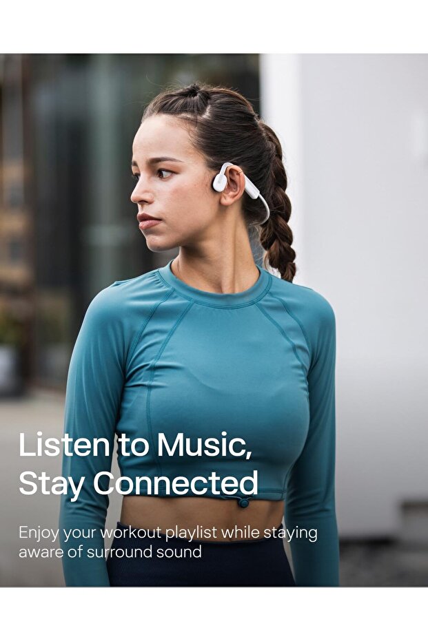 Shokz OpenMove Wireless Headphones, Bluetooth Bone Conduction Sports ...