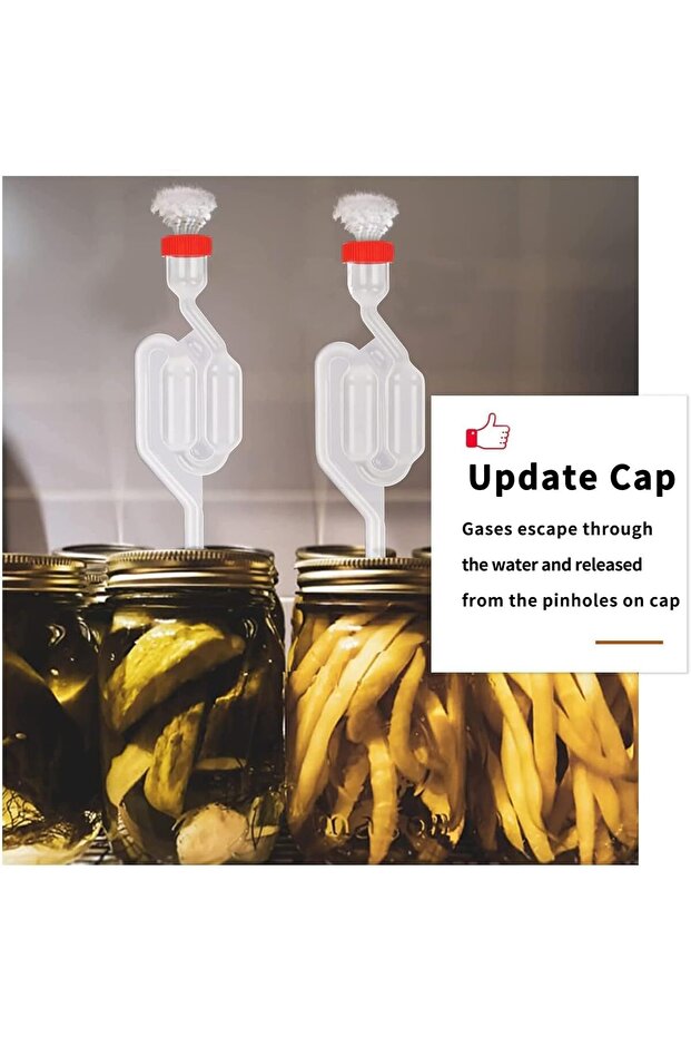 Arabest 4 PACK Twin Bubble Airlock Set,Brewing Airlocks Kits Airlocks ...