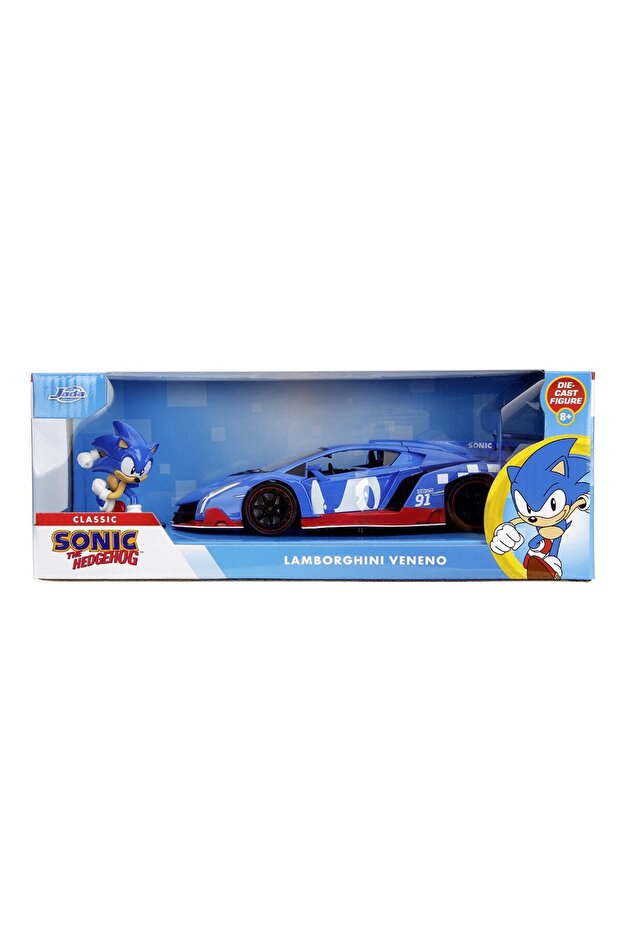 Simba Jada Sonic the Hedgehog and Sonic Lamborghini Veneno Diecast ...