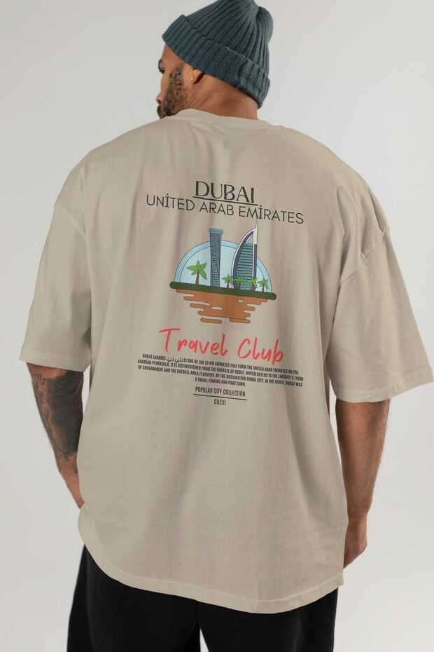 Ankhises Dubai United Arab Emirates Back Printed Oversize T-Shirt Men ...