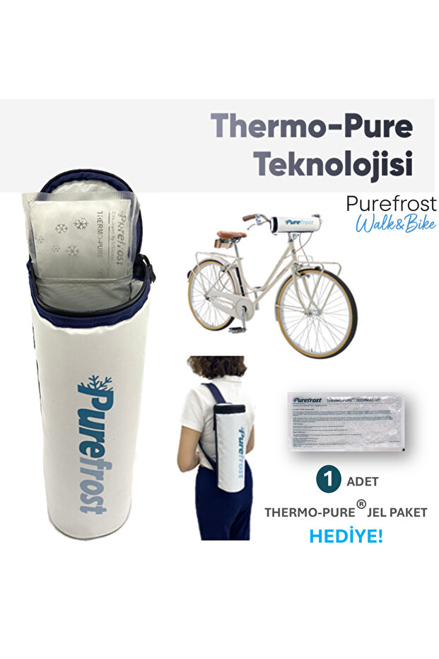 PUREFROST PF3 Şişe Soğutucu Termal Silindir Bisiklet Çantası/1 Adet ...