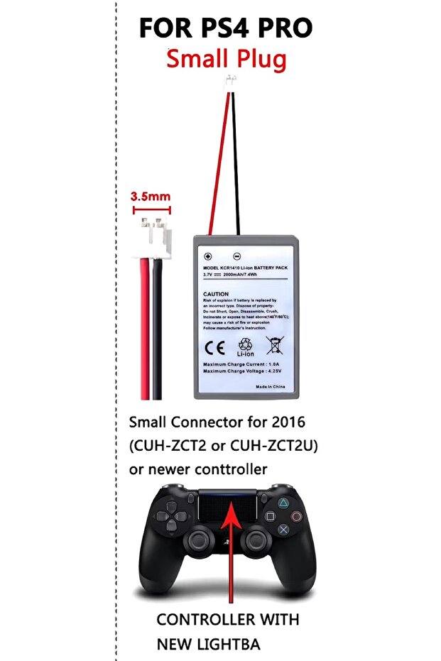 DNR Bilişim Sony PlayStation 4 DualShock V2 PS4 V2 Oyun Kolu slim /Pro ...