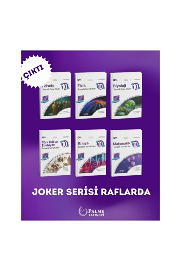 Palme Yayınevi PALME 10. Sınıf Joker Tematik Tarih ve Coğrafya Soru ...