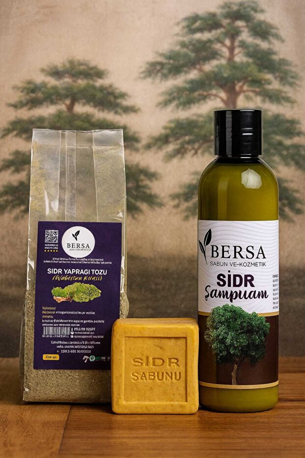 Home Orijinal Sidr Şampuanı 400 ml + Sidr Yaprağı Tozu 100 gr + Sidr ...