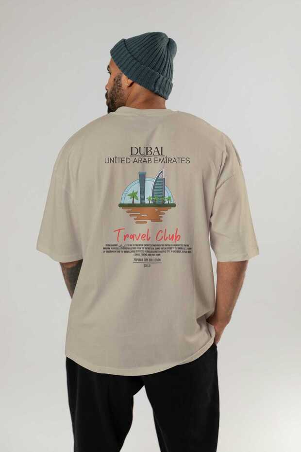 Ankhises Dubai United Arab Emirates Back Printed Oversize T-Shirt Men ...