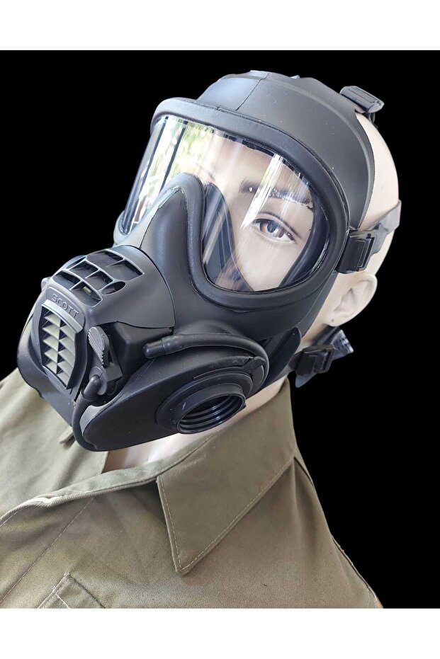 kho military design İngiliz Scott GSR Gaz Maskesi+PRO 2000 KBRN Filitre ...