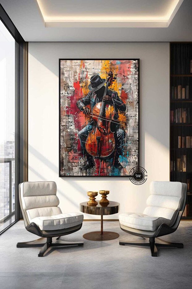 Idora Afrika Caz Sanatı, Afrikalı Kanvas, Caz Duvar Sanatı, Siyahi ...