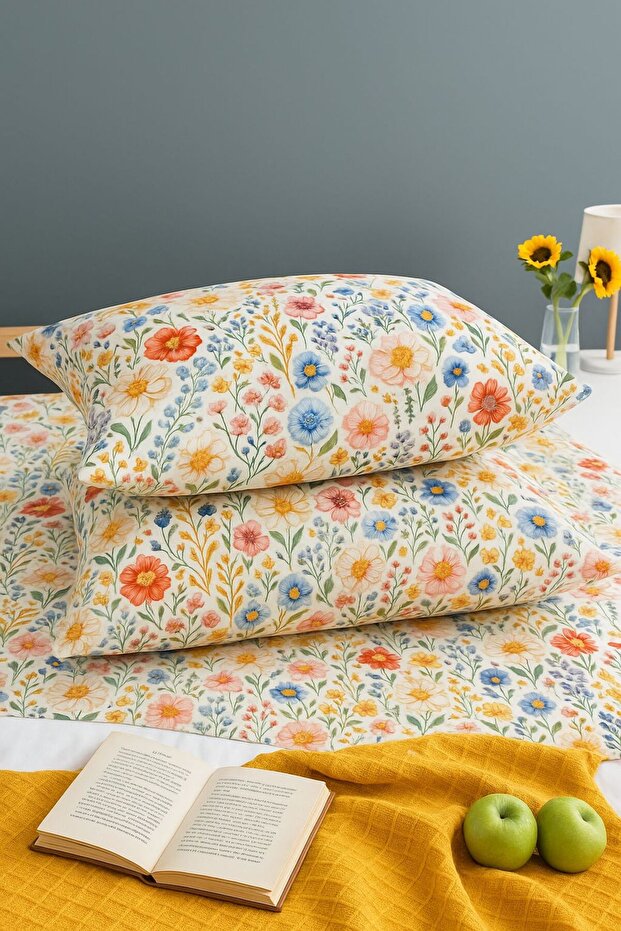 Sheri Home Tekstil LiTTLE HEART Tasarım Çift Tarafı Baskılı Dekoratif 2 ...