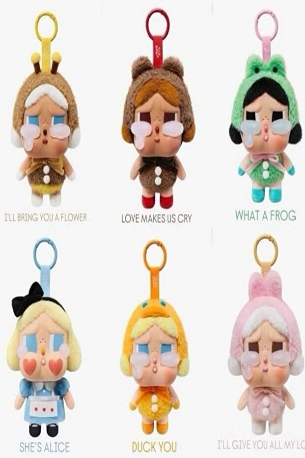 Pofika Stitch Koala Peluş Labubu + Crying Again Cry Baby Labubu +Ayıcık ...