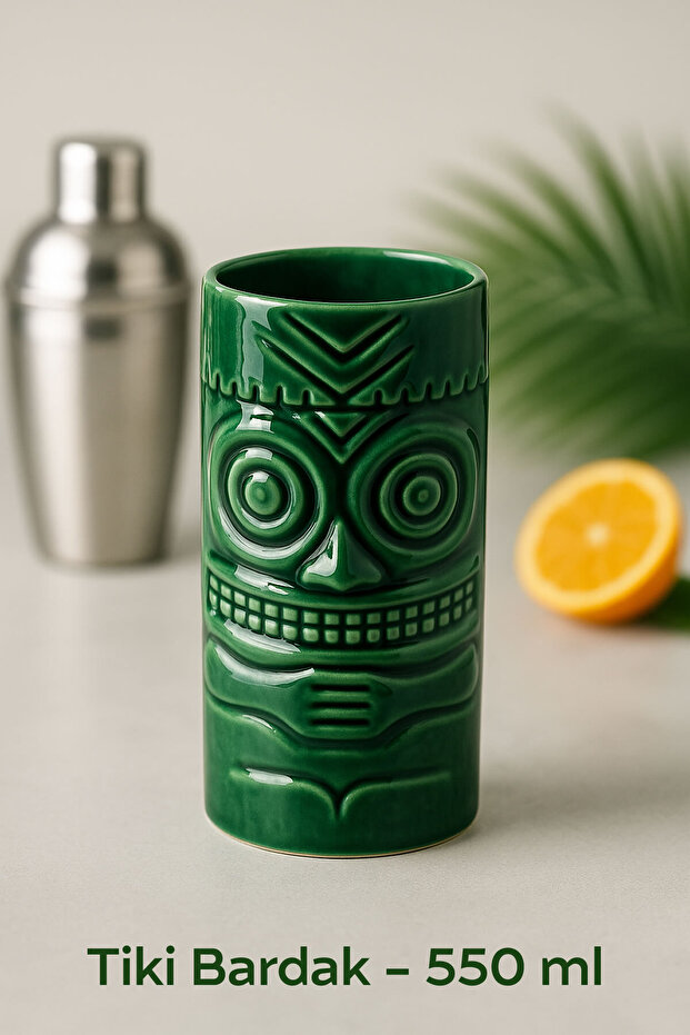 ARVALE Ειδικής σχεδίασης 550 ml Βάζο και Κύπελλο Ποτών Tiki για κοκτέιλ ...