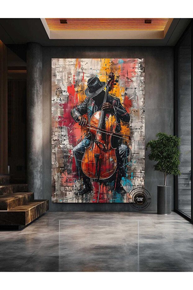 Idora Afrika Caz Sanatı, Afrikalı Kanvas, Caz Duvar Sanatı, Siyahi ...