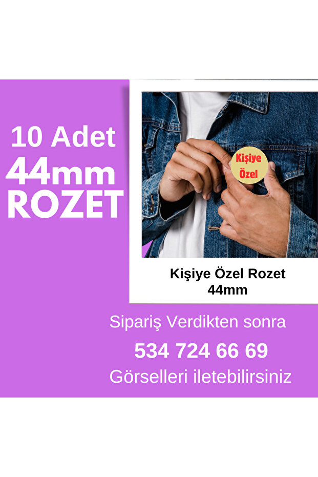 Tu&Se Candles 44mm Buton Rozet – 10’lu Paket | İstediğiniz Tasarım ...