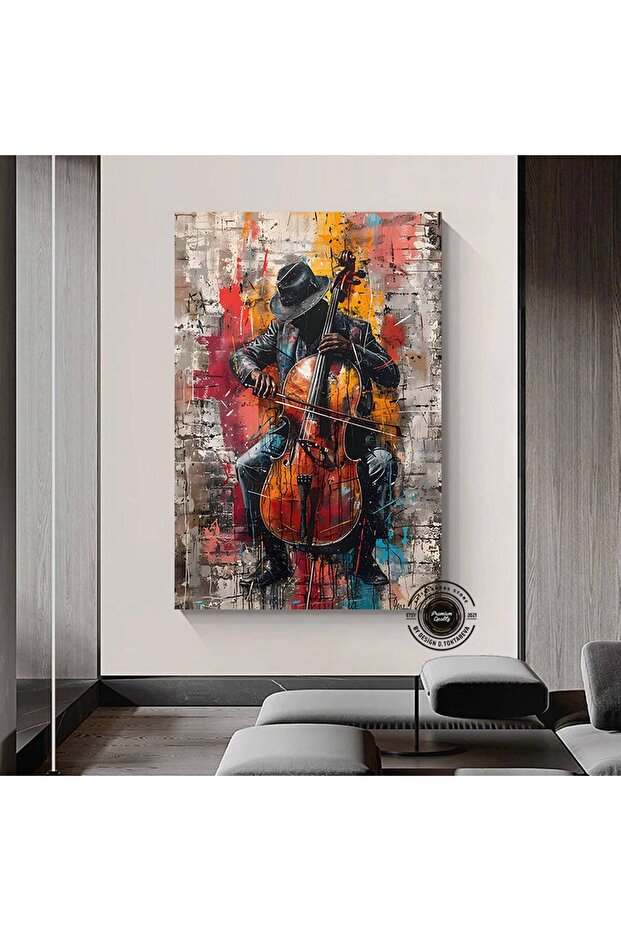 Idora Afrika Caz Sanatı, Afrikalı Kanvas, Caz Duvar Sanatı, Siyahi ...