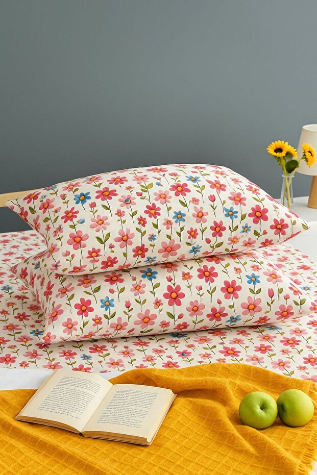 Sheri Home Tekstil LiTTLE HEART Tasarım Çift Tarafı Baskılı Dekoratif 2 ...